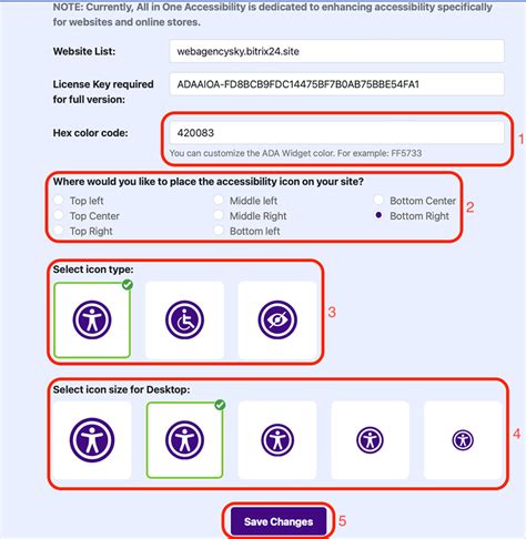 Bitrix24 Web Accessibility Widget Installation All In One Accessibility