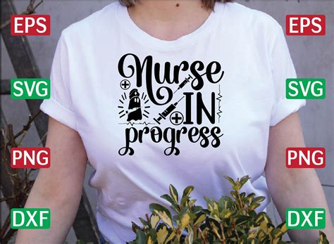 Nurse In Progress Svg Design Graphic By Designfactory · Creative Fabrica