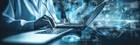 Hands Typing On Keyboard Programming Online Database Data Processing Center Concept Stock