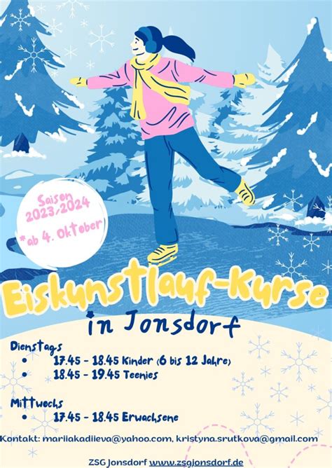 Eiskunstlaufen für Kinder 6 12 J Kursangebot der ZSG Jonsdorf e V