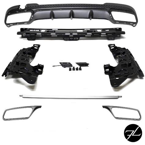 Heck Stoßstange Diffusor Blende Auspuff Passt Für Mercedes W212 Z