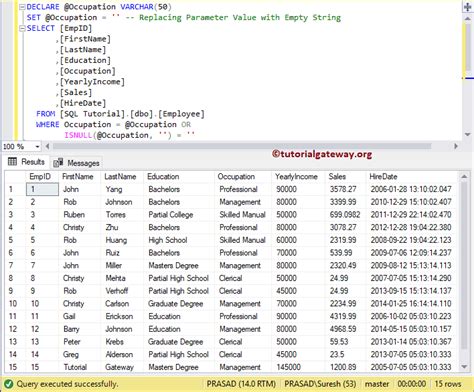 Sql Query To Select All If Parameter Is Empty Or Null