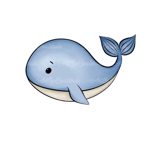Simple Whale Clip Art