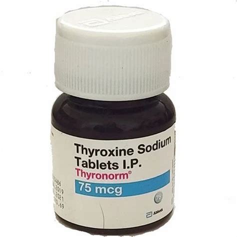 Thyronorm 75 Mcg Tablets At ₹ 192bottle Varacha Surat Id