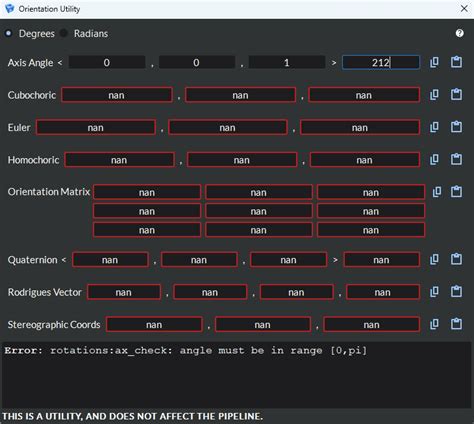 315 Orientation Utility — Dream3d Nx 720 Documentation
