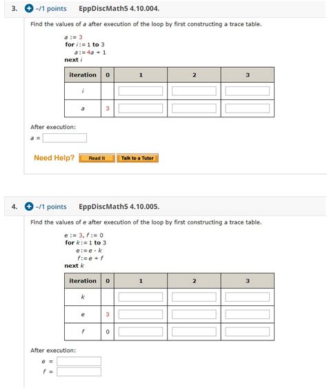 Solved Points Eppdiscmath Find The Values Chegg