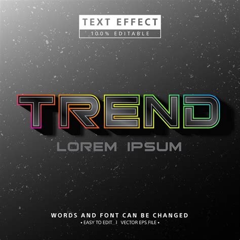 Premium Vector Free Vector D Texteffect Editable