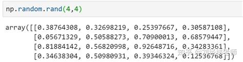 python之numpy中rand与randn的区别 知乎