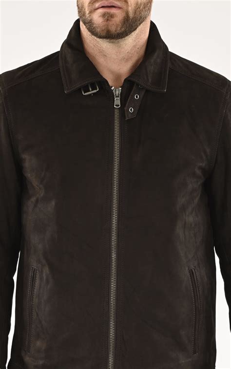 Veste Cuir Nubuck Ford Marron Daytona 73 La Canadienne Vestes Et 3