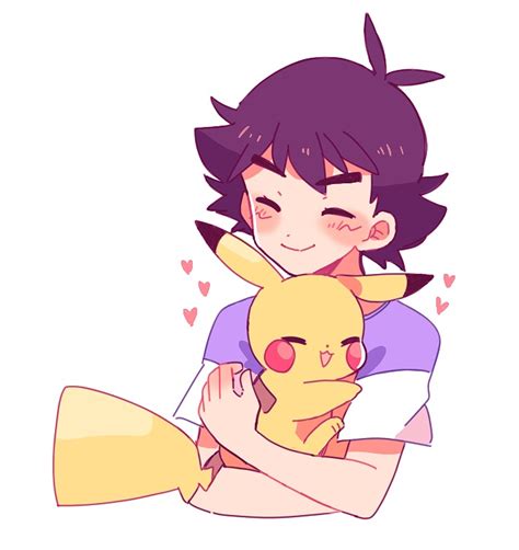Pikachu And Ash Ketchum Pokemon And 2 More Drawn By Catsubun