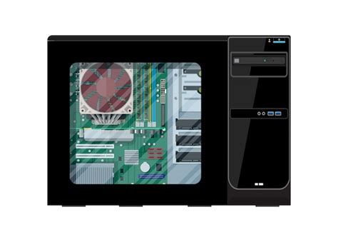Premium Vector Assembling Pc Personal Computer Hardware