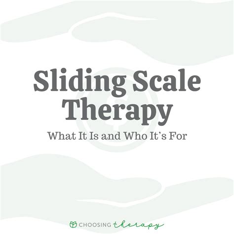Sliding Scale Therapy How It Works And Who Its For