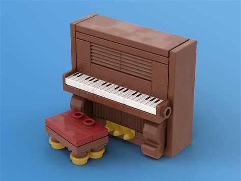 Lego Moc Ragtime Upright Piano By Brisolla Rebrickable Build With Lego