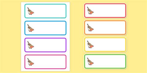 👉 Editable Drawer Peg Name Labels Robins