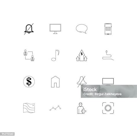 웹 및 텍스트 간단한 선형 아이콘 설정합니다 개요 벡터 아이콘 0명에 대한 스톡 벡터 아트 및 기타 이미지 0명 다이어그램 디자인 Istock