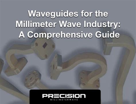 Waveguide Dimensions Pdf Precision Millimeter Wave Products