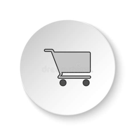 Round Button For Web Icon Basket Button Banner Round Badge Interface For Application