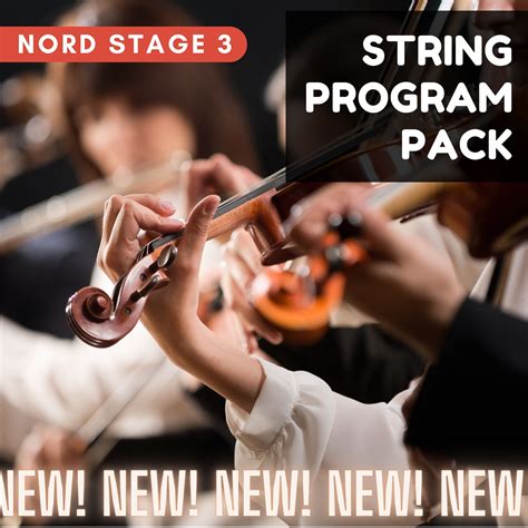Nord Stage 3 String Program Pack Digital Download Dsoundman