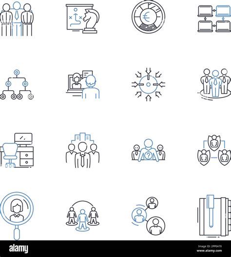 Innovation Workshop Line Icons Collection Creativity Ideation Design