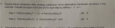 Square Planar Complexes Often Undergo Substitution
