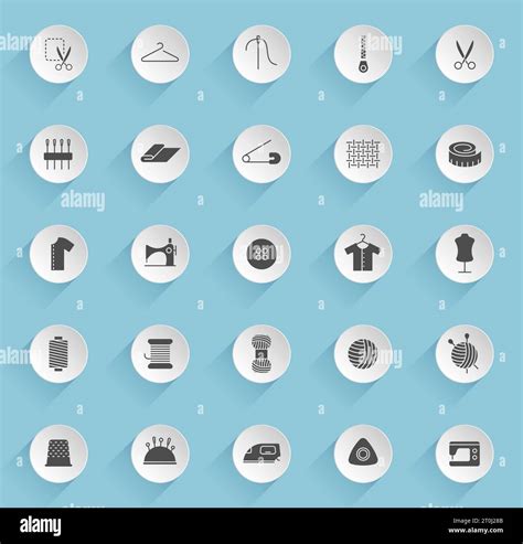 Sewing Vector Icons Stock Vector Image And Art Alamy