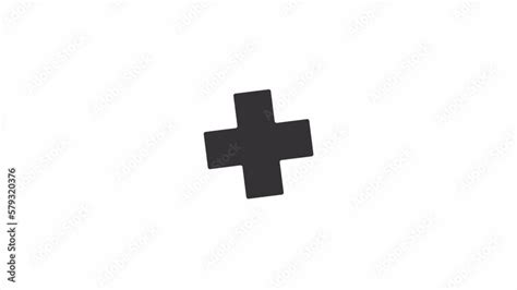 Animated Geometric Shapes Loader Complex Figures Simple Black And White Loading Icon 4k Video