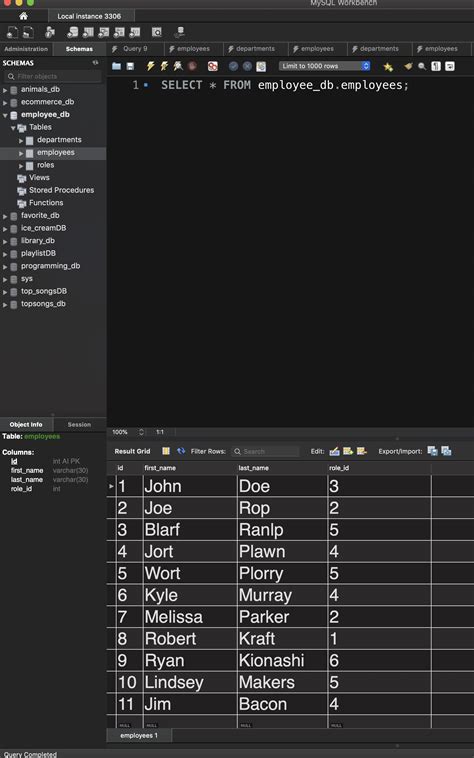 Github Bkrendan12mysql Employer Tracker