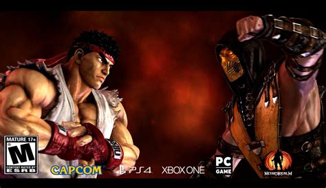 Ryu Vs Scorpion 4 By Kam Kreate On Deviantart