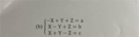 Solved Use Cramer S Rule To Solve The Following Equation Chegg Com