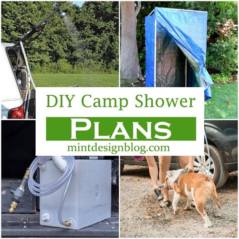 21 Diy Camp Shower Plans Mint Design Blog