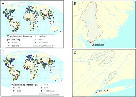 Spatial Variation In Human Activity In Drinking Water Source Watersheds Download Scientific