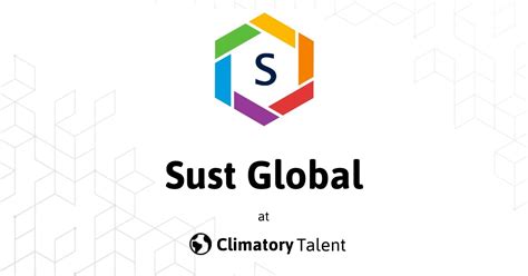 Sust Global Is Hiring 4 Open Roles Climatory Talent