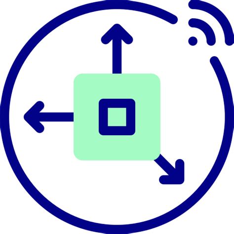 Accelerometer Sensor Detailed Mixed Lineal Color Icon