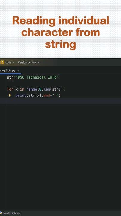Reading Individual Character From String In Python Shorts Shortvideo Youtubeshorts Python