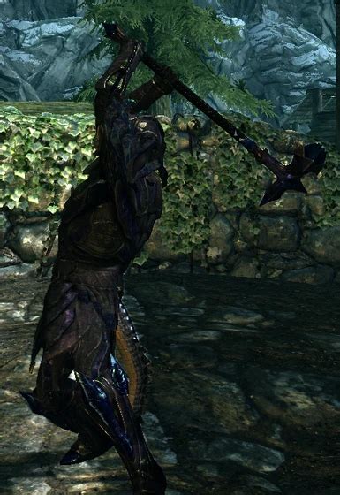 Black And Blue Glass Armour At Skyrim Nexus Mods And Community