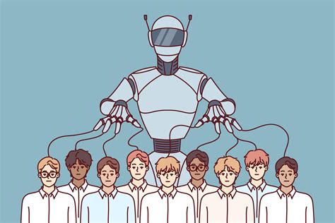 Robot Manipulates Crowd Of People Using Puppeteer Strings And