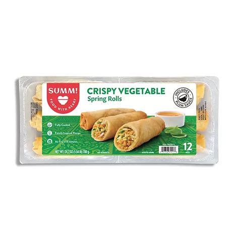 Summ Crispy Vegetable Spring Rolls 12 Ct Sams Club