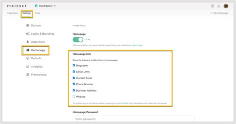 Managing Your Client Gallery Homepage Pixieset Help Center