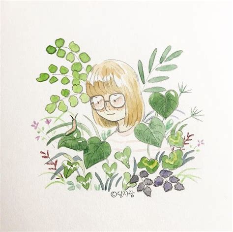 Instagram의 달사람님 “풀숲에 숨어 우리만 아는 이야기를 하자 일러스트 Illustration Illustrator