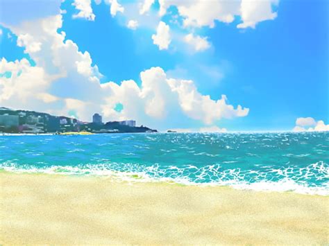 砂浜の海水浴場 【背景素材夕方差分空くり抜きセット】 Recreatingworld Dlsite 同人