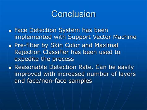 Ppt Ee368 Face Detection Project Report Group 6 Powerpoint Presentation Id 5762460