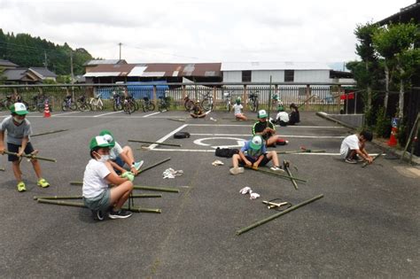 高瀬みどりの少年団木工体験 日田市高瀬公民館