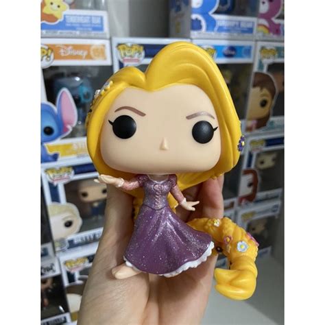 Funko Pop Rapunzel 223 Disney Glitter Custom Shopee Brasil