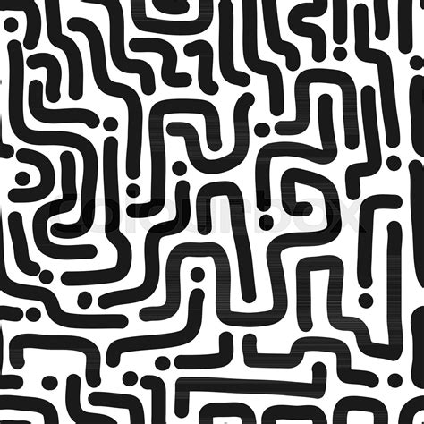 Seamless Diagonal Line Pattern Monochrome Stripes Black And White Texture Repeating Geometric