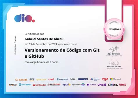 Versionamento De Código Com Git E Github Gabriel A