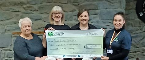 Team Of Six Raise £4000 For Bronglais Chemo Appeal Hywel Dda Health