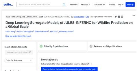 Deep Learning Surrogate Models Of Jules Inferno For Wildfire Prediction