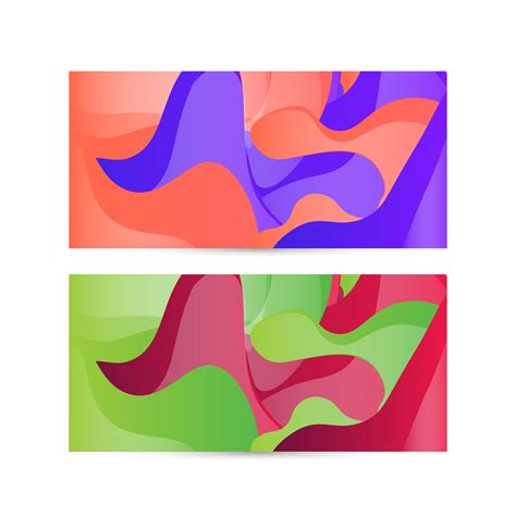 Color Gradient Abstract Geometric Background Design Set 1308102 Vector