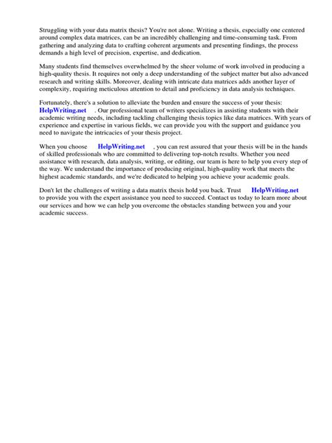 Data Matrix Thesis Pdf Data Computer Security