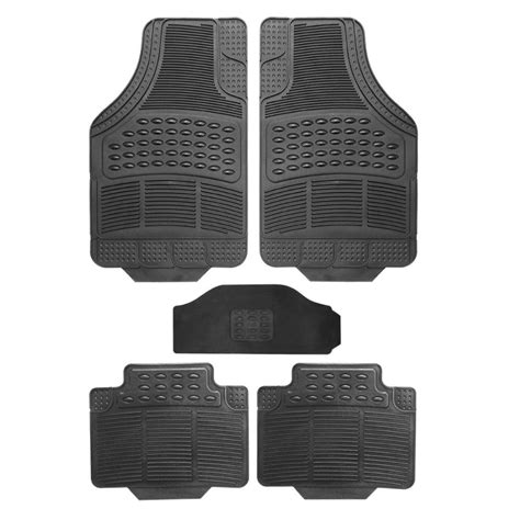 Jogo Tapete Borracha Automotivo Modelo G Tunel Universal Preto Shopee Brasil